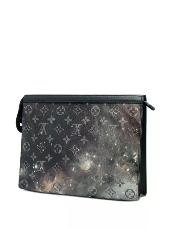 LOUIS VUITTON Monogram Galaxy Pochette Voyage Mm Clutch Bag