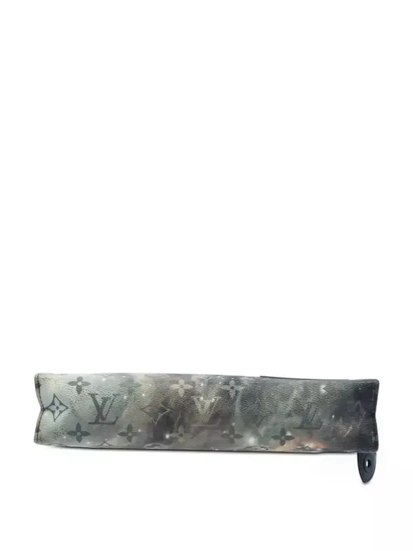 LOUIS VUITTON Monogram Galaxy Pochette Voyage Mm Clutch Bag