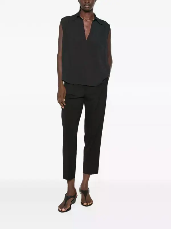 Imperial V-neck Sleeveless Top