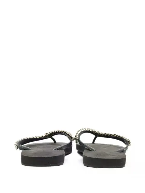 GIUSEPPE ZANOTTI Florida Chain-link Flip-flops