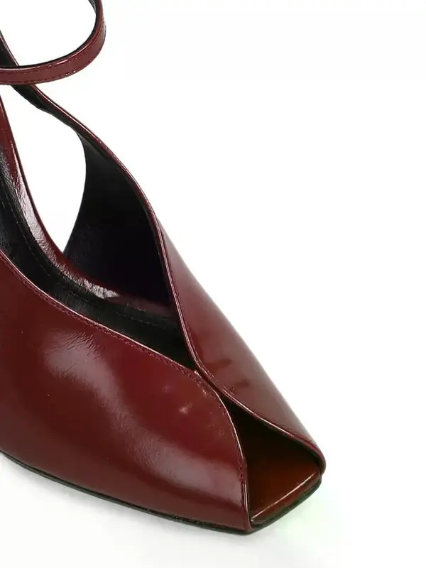 CHANTAL Buckle-fastening Peep-toe Pumps