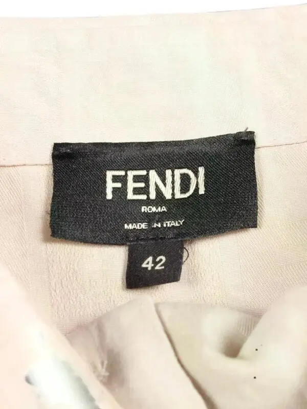 Fendi 2000s Zucca Patterned Shirt