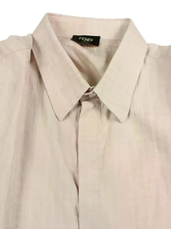 Fendi 2000s Zucca Patterned Shirt