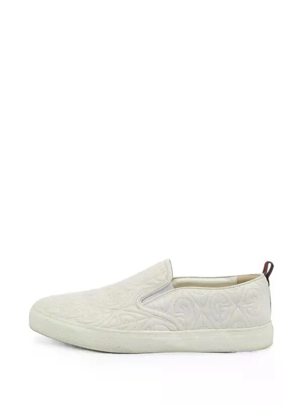 Gucci Quilted Rhombus Pattern Slip-on Sneakers