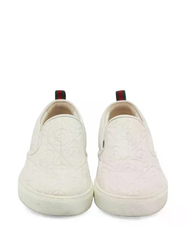 Gucci Quilted Rhombus Pattern Slip-on Sneakers