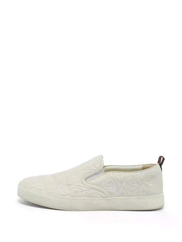Gucci Rhombus Slip-on Sneakers - White