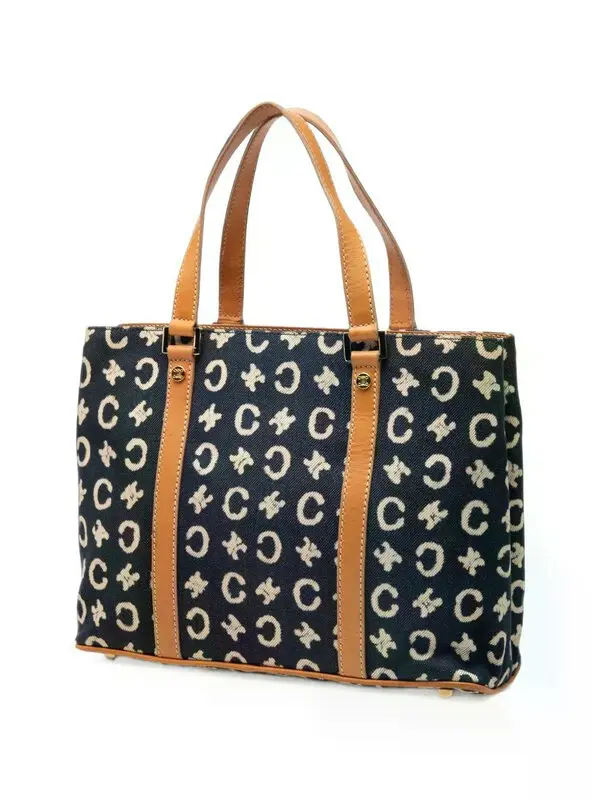 Celine 2000 C Macadam Denim Handbag