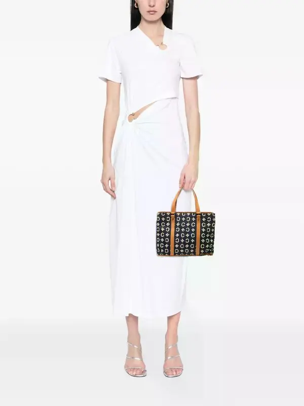 Celine Macadam Denim Handbag