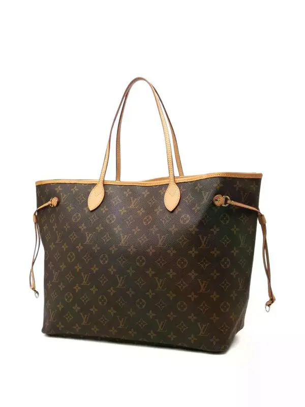 LOUIS VUITTON 2009 Monogram Neverfull Gm Tote Bag - Brown