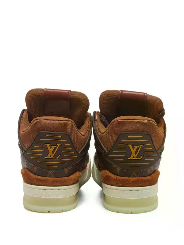 LOUIS VUITTON Monogram Trainer Sneakers - Brown