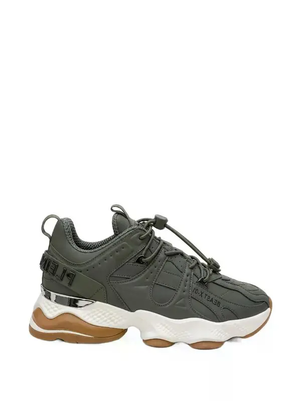 PLEIN SPORT Runner Beast X-01 Panelled Sneakers - Green