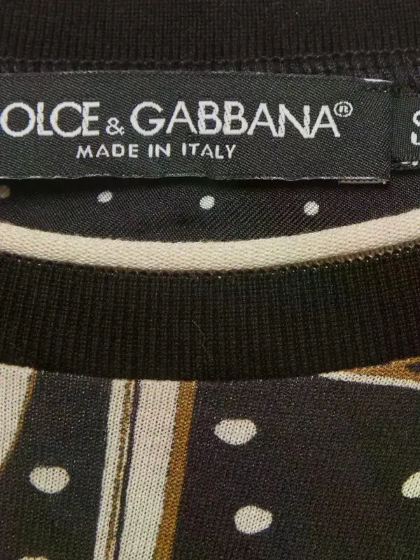 Dolce & Gabbana Musical-instrument-print T-shirt