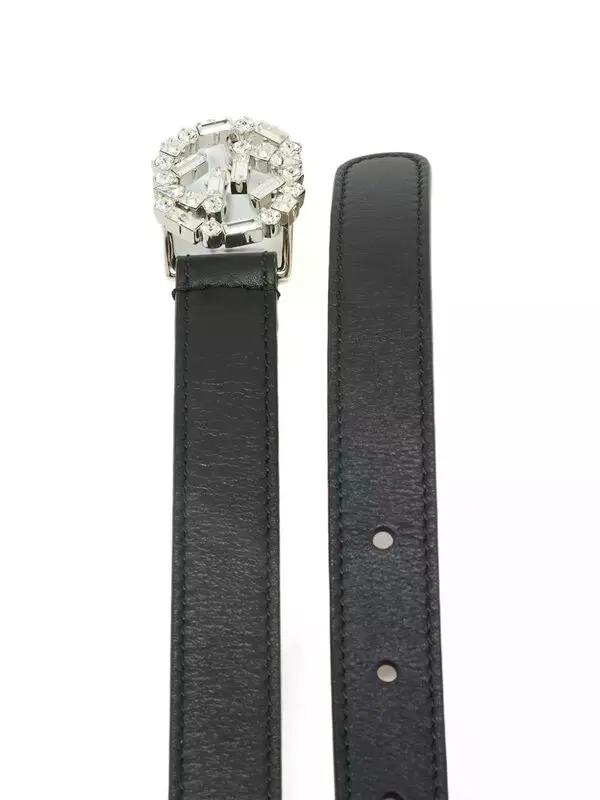 Gucci Interlocking G Crystal Belt