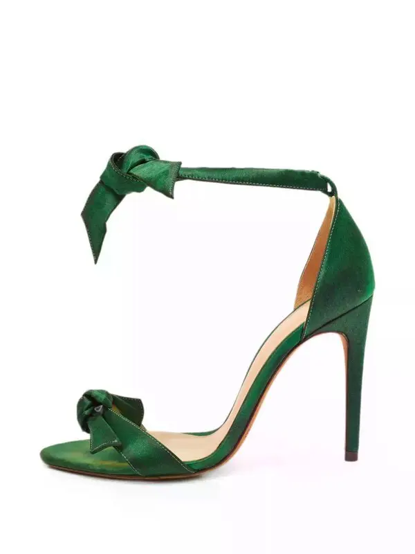 ALEXANDRE BIRMAN Clarita Bow-detail Sandals - Green