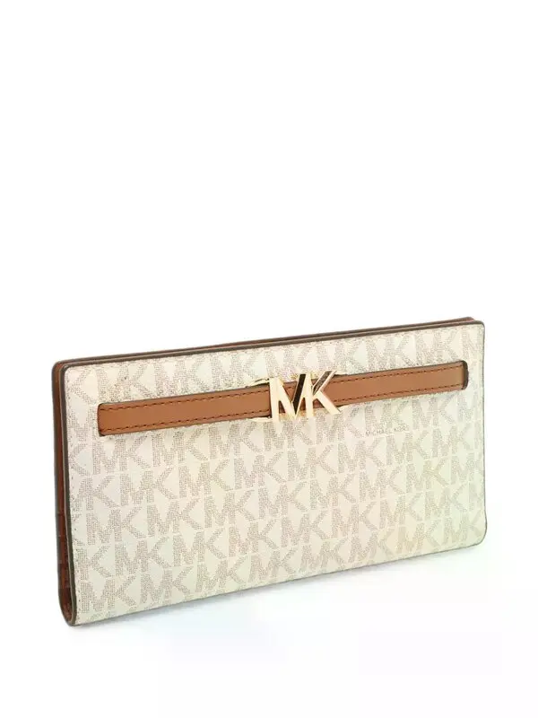 Michael Kors Reed Logo-print Wallet - White