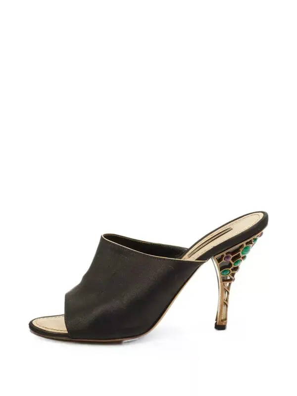 LOUIS VUITTON Embellished Open-toe Heeled Sandals