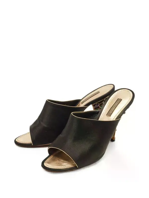 LOUIS VUITTON Embellished Open-toe Heeled Sandals
