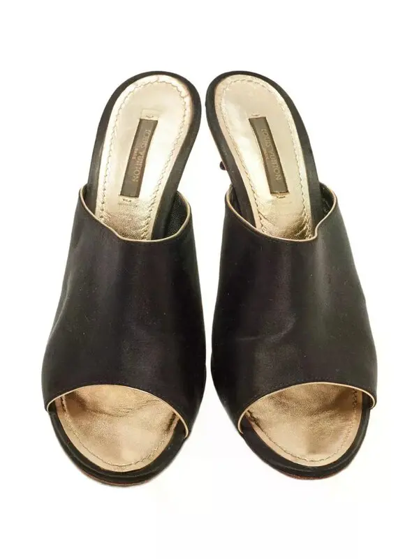 LOUIS VUITTON Embellished Open-toe Heeled Sandals