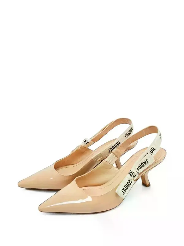 Dior J'adior Slingback Heeled Pumps - Neutrals
