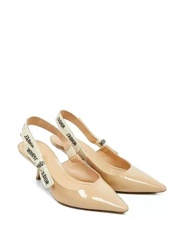 Dior J'adior Slingback Heeled Pumps - Neutrals