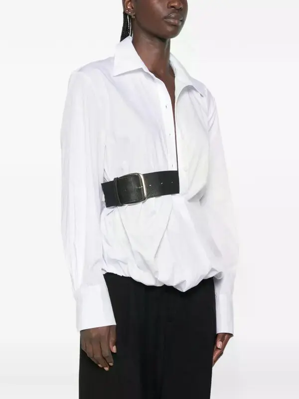 Imperial Belted Gathered Shirt