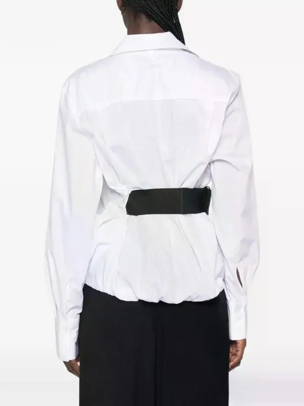 Imperial Belted Gathered Shirt