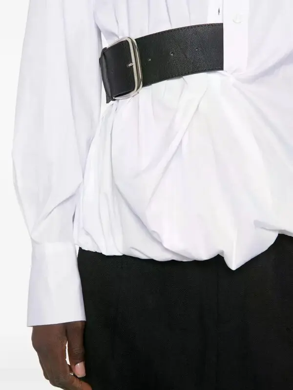 Imperial Belted Gathered Shirt