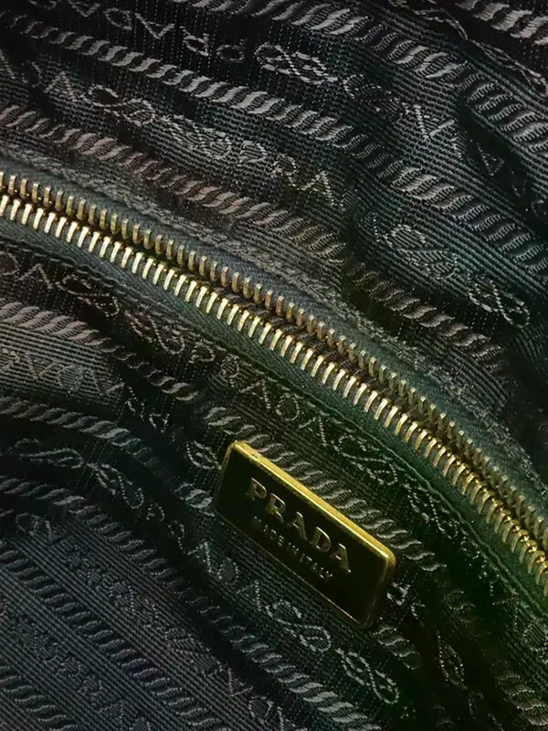 Prada 2010-2026 Saffiano Trimmed Tessuto Satchel