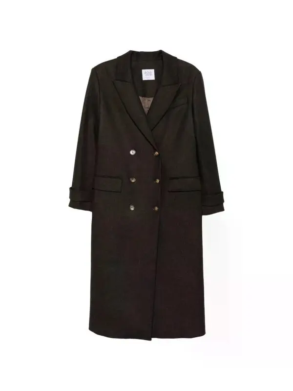 LE SULLY STUDIO Double-breasted Peak-lapel Coat