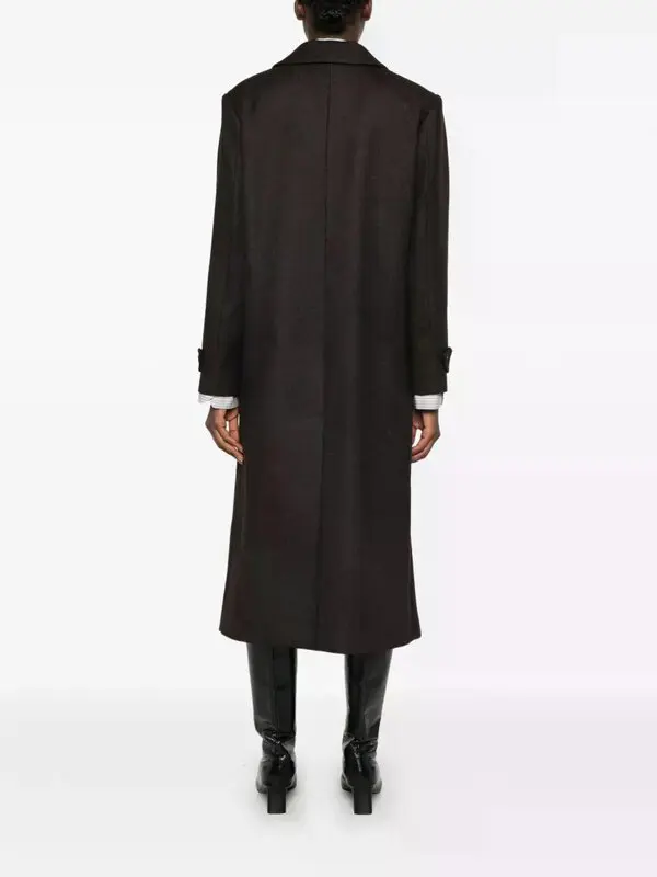 LE SULLY STUDIO Double-breasted Peak-lapel Coat