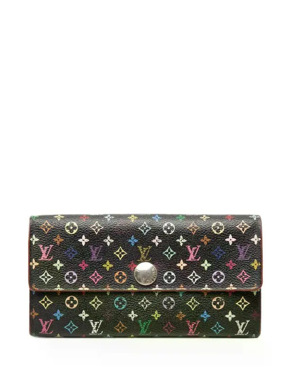 LOUIS VUITTON 2010 Monogram Multicolore Sarah Wallet Long Wallets
