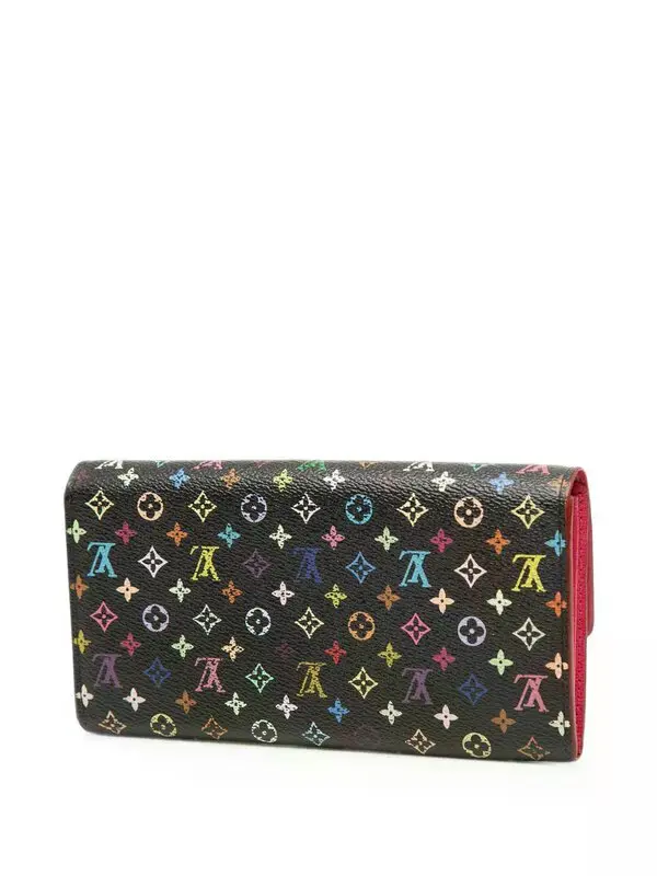 LOUIS VUITTON 2010 Monogram Multicolore Sarah Wallet Long Wallets