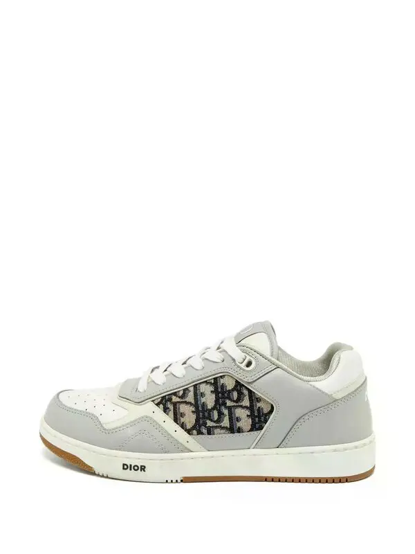 Dior B27 Oblique-panel Sneakers - Grey