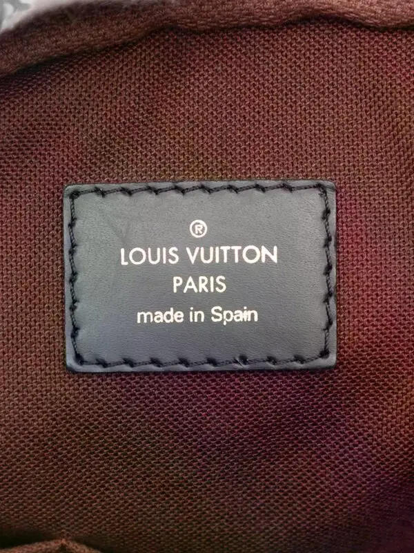 LOUIS VUITTON Monogram Macassar Porte Documents Jour Business Bag