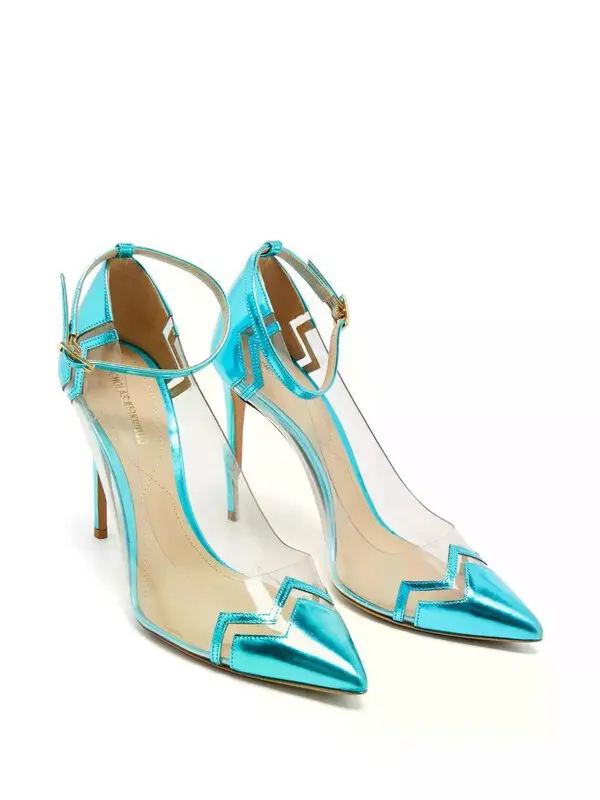 NICHOLAS KIRKWOOD Chevron Pattern Stiletto Pumps