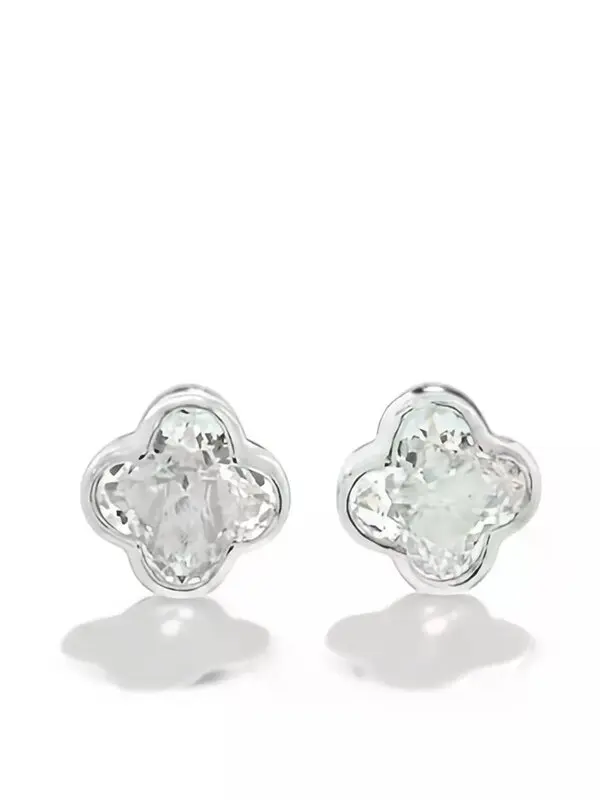 DI VOLPE Trifoglio Sapphire Earrings
