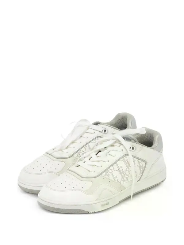 Dior B27 Oblique Sneakers - White