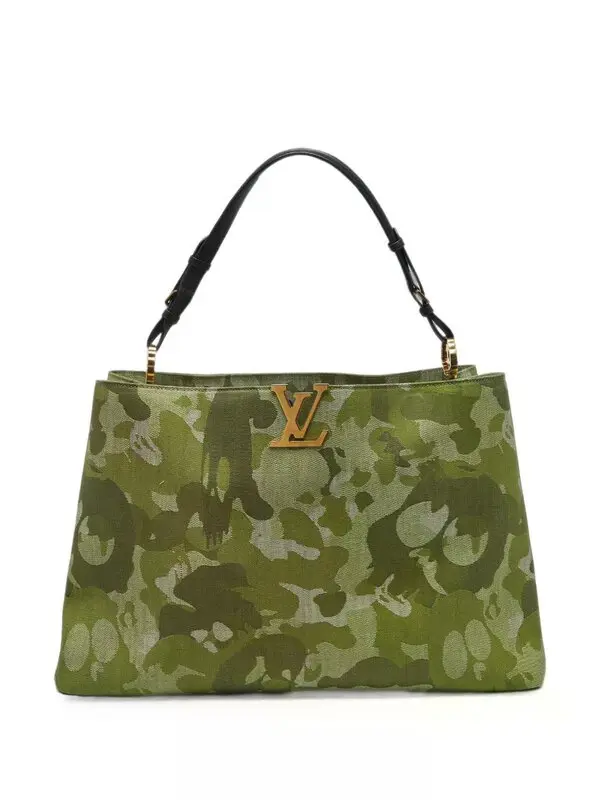 LOUIS VUITTON X Takashi Murakami Xxl Artycapucines Camouflage Tote Bag - Green