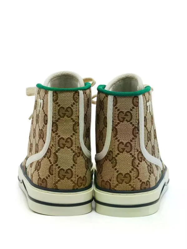 Gucci Tennis 1977 High-top Sneakers In Gg Supreme Canvas