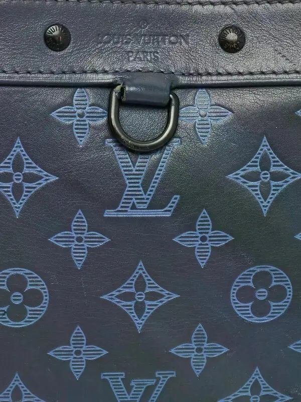LOUIS VUITTON 2021 Discovery Monogram Shadow Clutch Bag