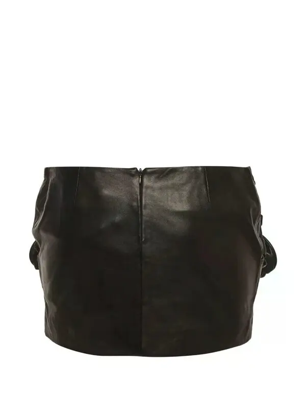Magda Butrym Rose-appliqué Mini Skirt