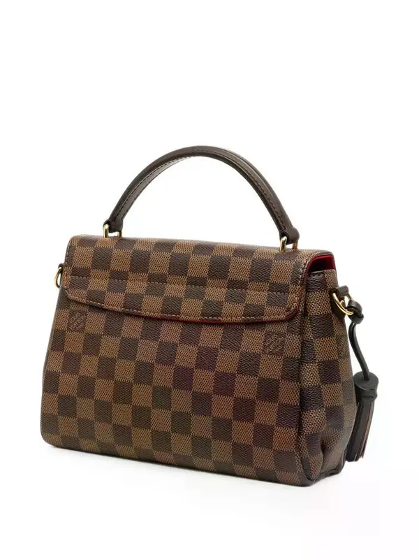 LOUIS VUITTON 2017 Damier Ebene Croisette Satchel