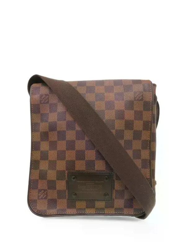 LOUIS VUITTON Damier Ebene Brooklyn Pm Crossbody Bag