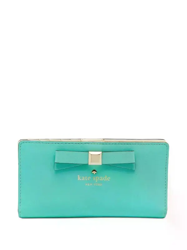 Kate Spade New York Holly Street Lacey Bow Wallet - Blue