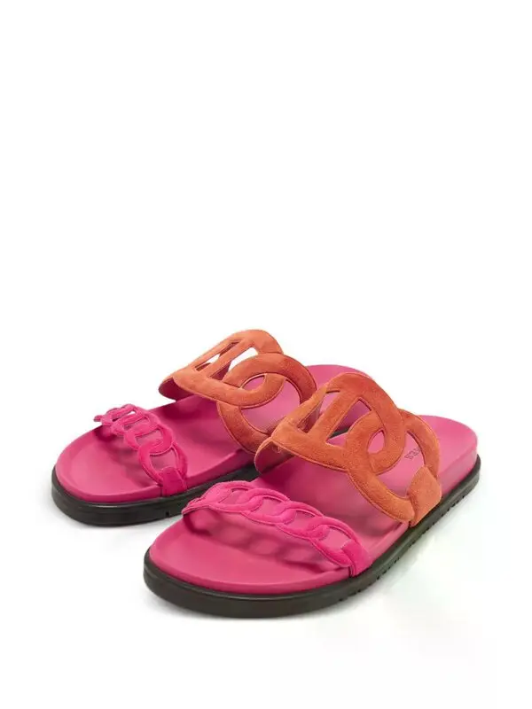 Hermès Chaine D'ancre Strap Sandals - Pink