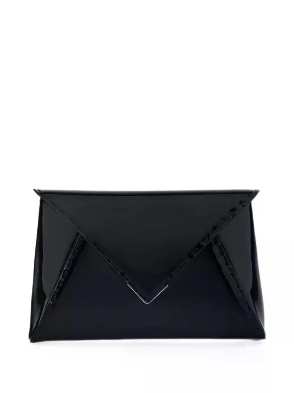 Tyler Ellis Patent Leather Clutch Bag - Black