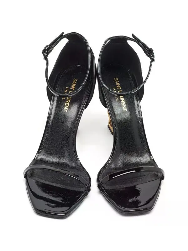 Saint Laurent Opyum Monogram Sandals - Black