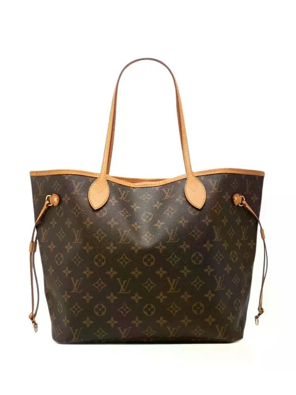 LOUIS VUITTON Monogram Neverfull Mm Tote Bag - Brown