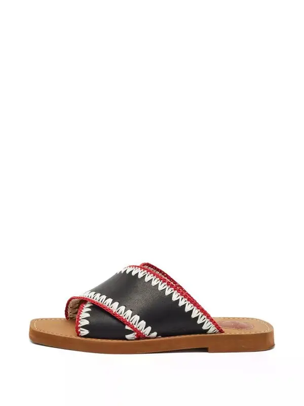Chloé Woody Threaded Flat Sandals