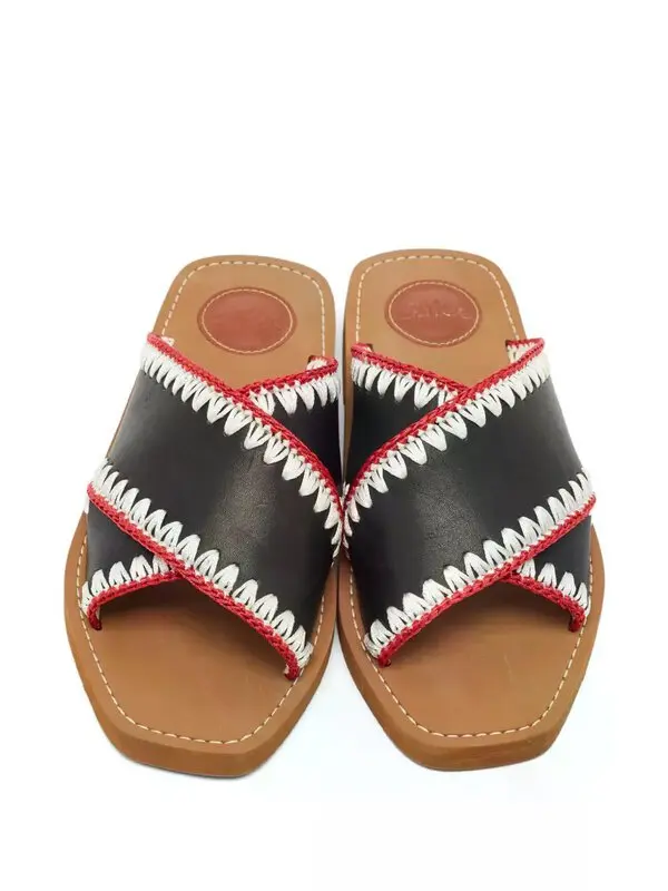 Chloé Woody Threaded Flat Sandals